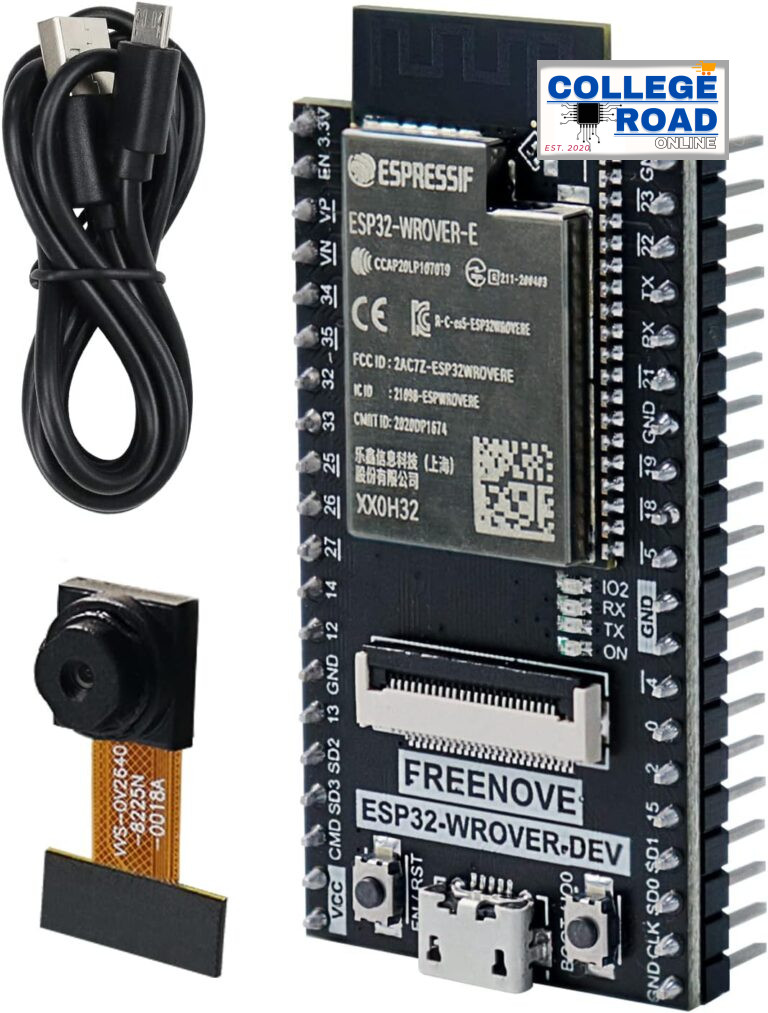 FREENOVE ESP32-WROVER CAM Board Compatible with Arduino IDE - Collegeroad-Online